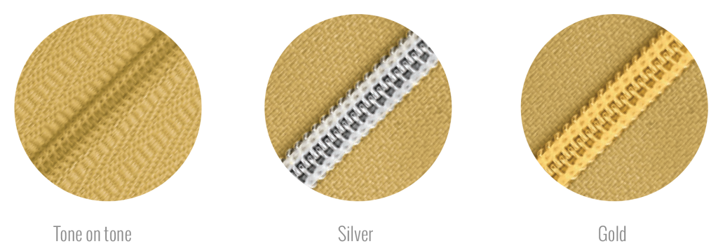 Nylon long chain zippers